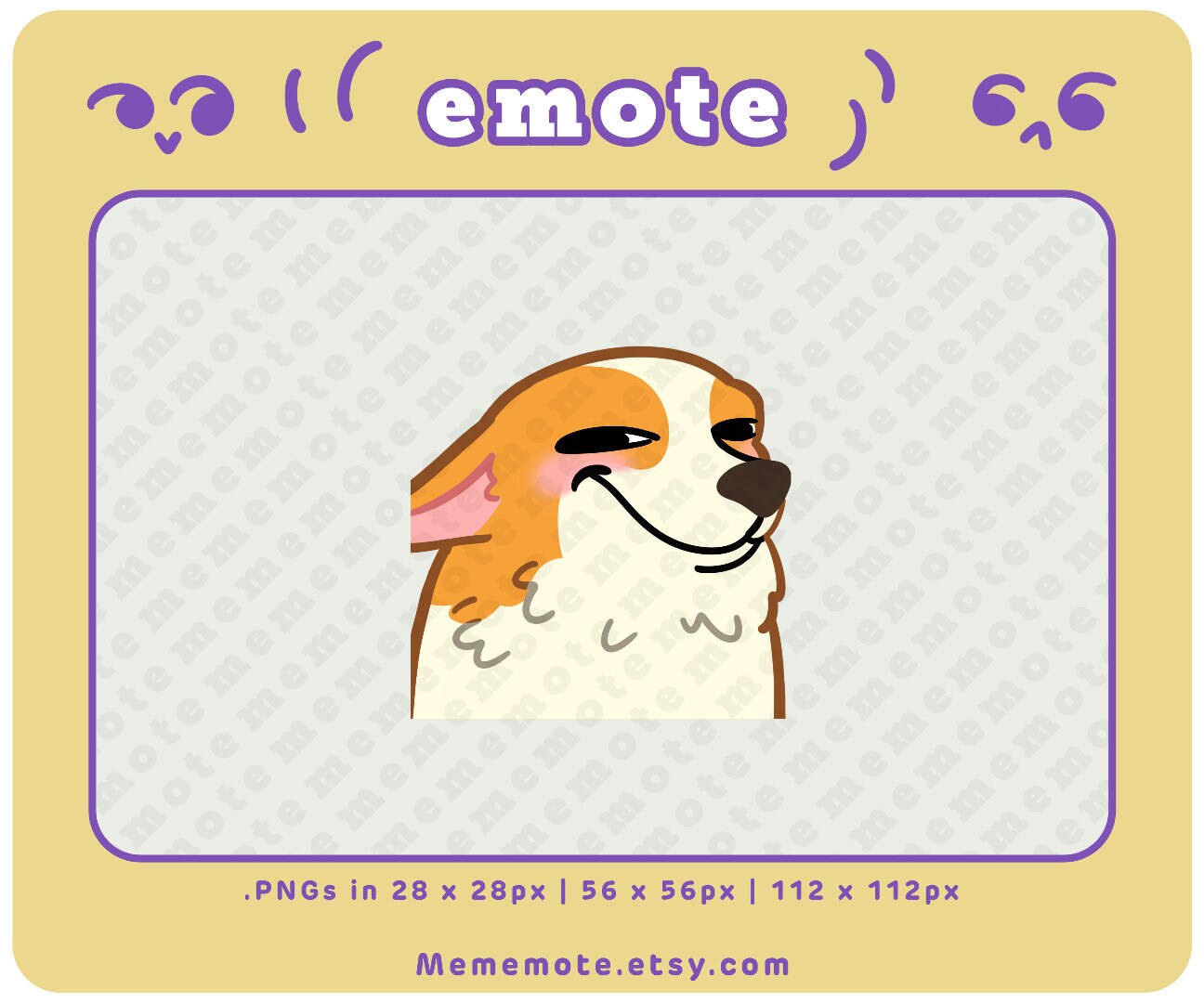 5 X Corgi Dog Emote Pack for Twitch, Discord, Youtube, Kick | Scream ...
