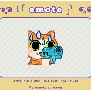 5 X Orange Cat Emote Pack for Twitch, Discord, Youtube, Kick | Crying ...