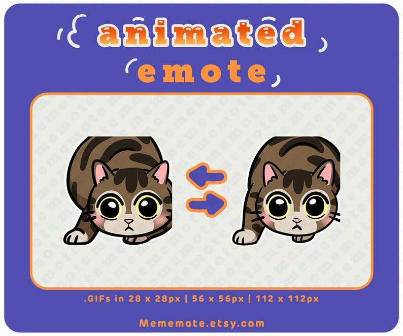 Animated Tabby Cat Wiggling Meme Emote for Twitch, Discord, Youtube ... Animated Tabby Cat Wiggling Meme Emote for Twitch, Discord, Youtube ...