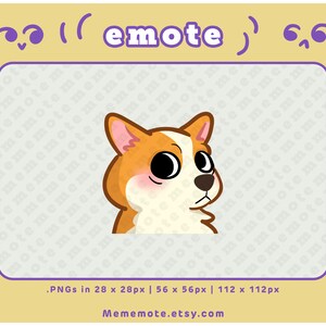5 X Corgi Dog Emote Pack for Twitch, Discord, Youtube, Kick | Scream ...