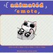 5 X White Cat ANIMATED Emote for Twitch, Discord, Youtube, Kick | Cat ...