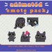 5 X Tabby Cat ANIMATED Emote for Twitch, Discord, Youtube, Kick ...