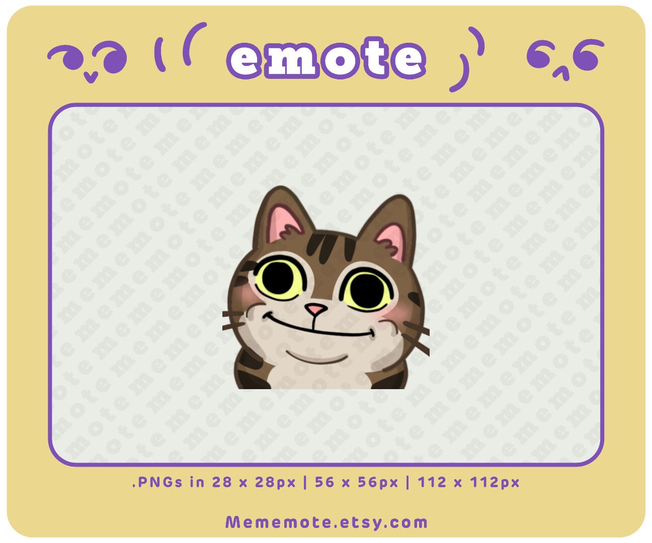 5 X Tabby Cat Emote Pack for Twitch, Discord, Youtube, Kick | Evil Cat ...