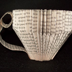 Teapot and Teacup Book Art - Etsy