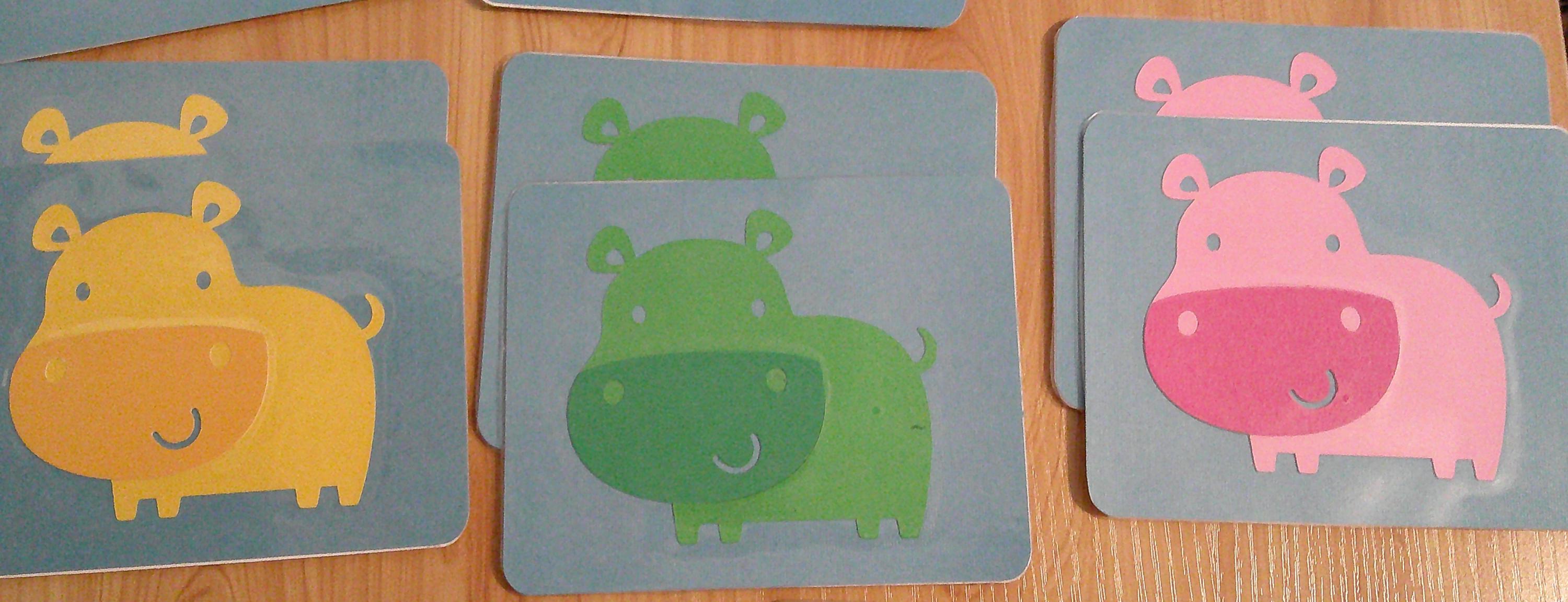 Hippo Color Match Game - Etsy