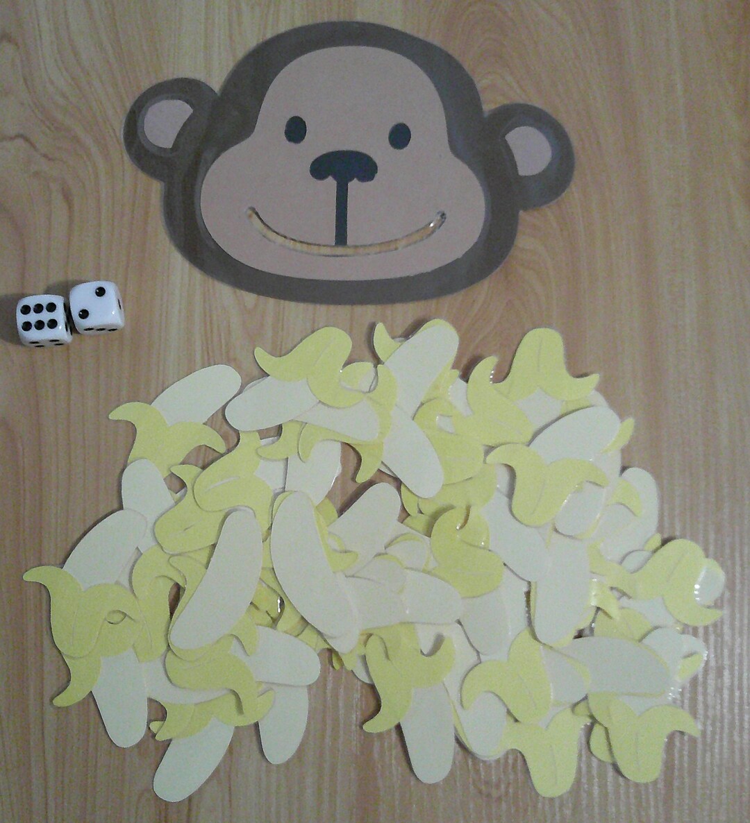 Monkey & Banana Counting Game - Etsy