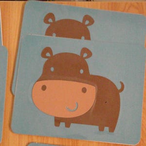 Hippo Color Match Game - Etsy