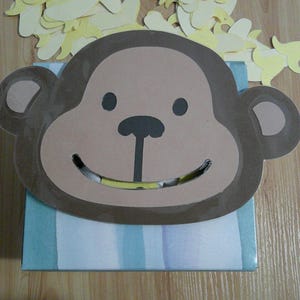 Monkey & Banana Counting Game - Etsy