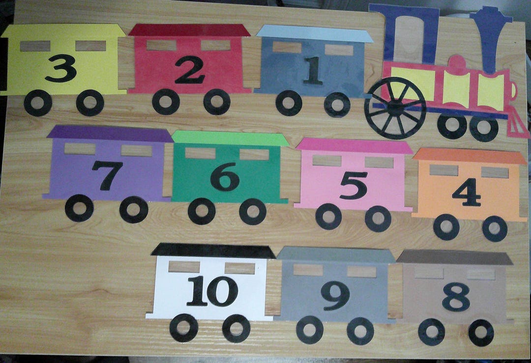 Number Sequencing- Train - Etsy