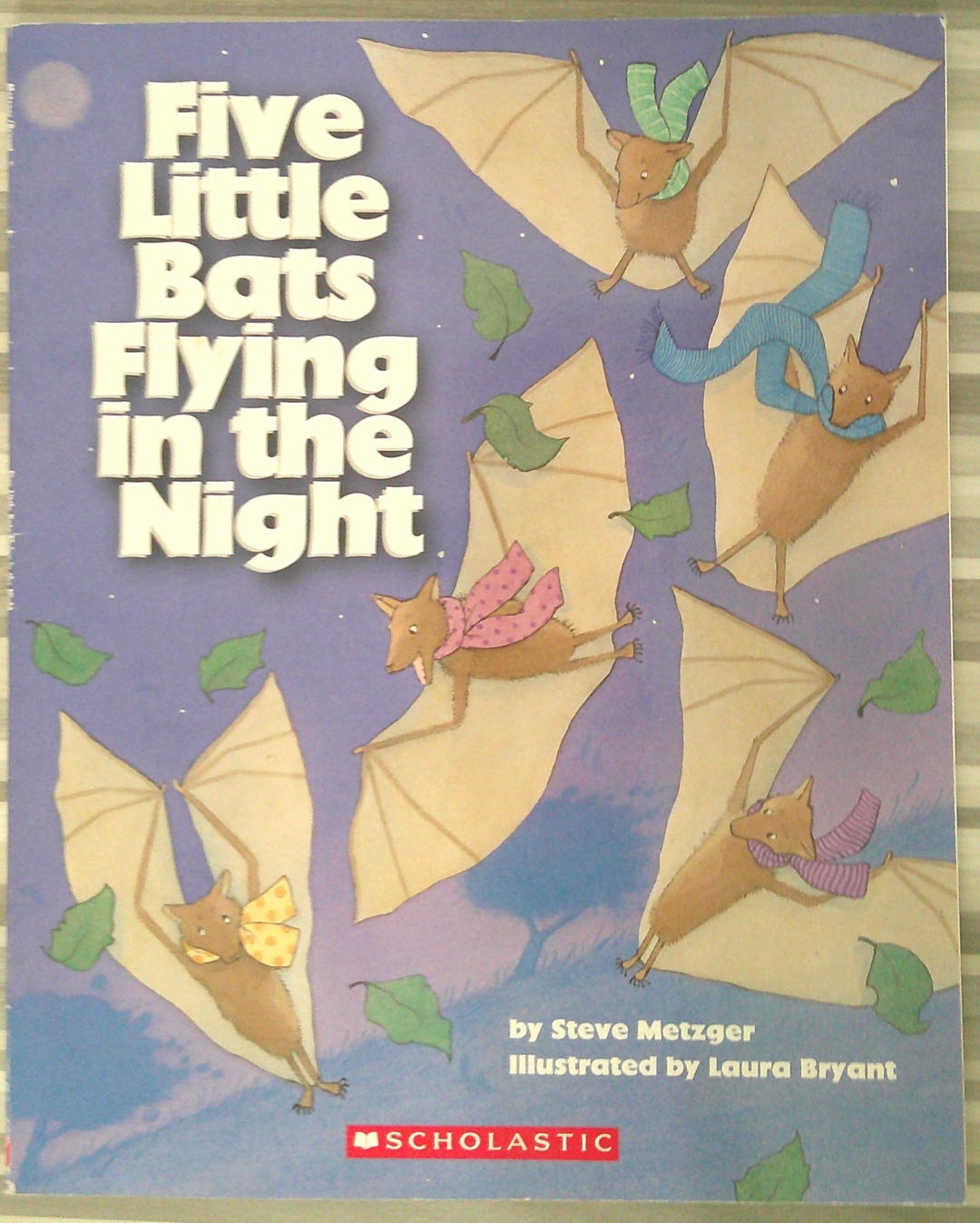Five Little Bats Flying in the Night Book & Story Props - Etsy