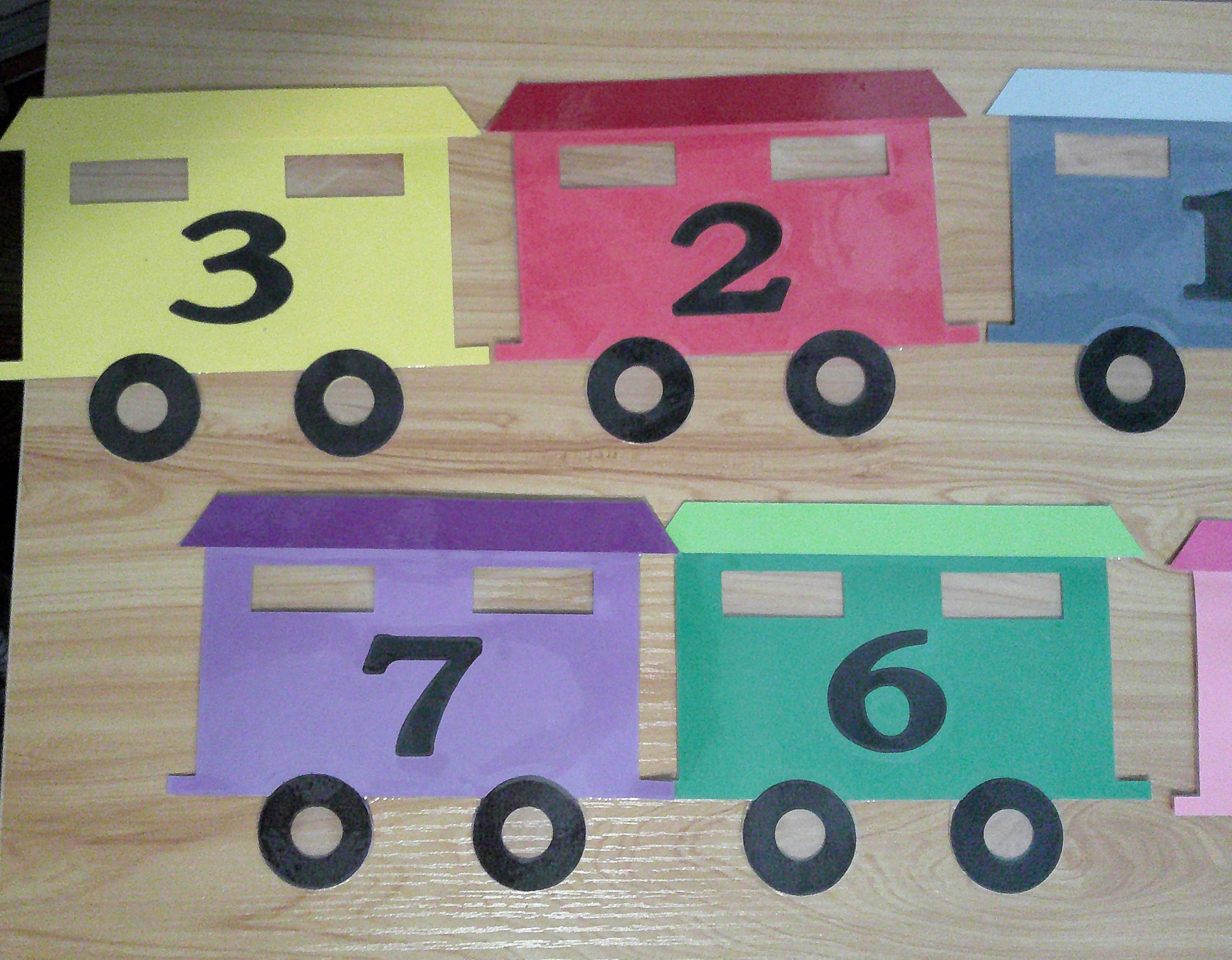 Number Sequencing- Train - Etsy