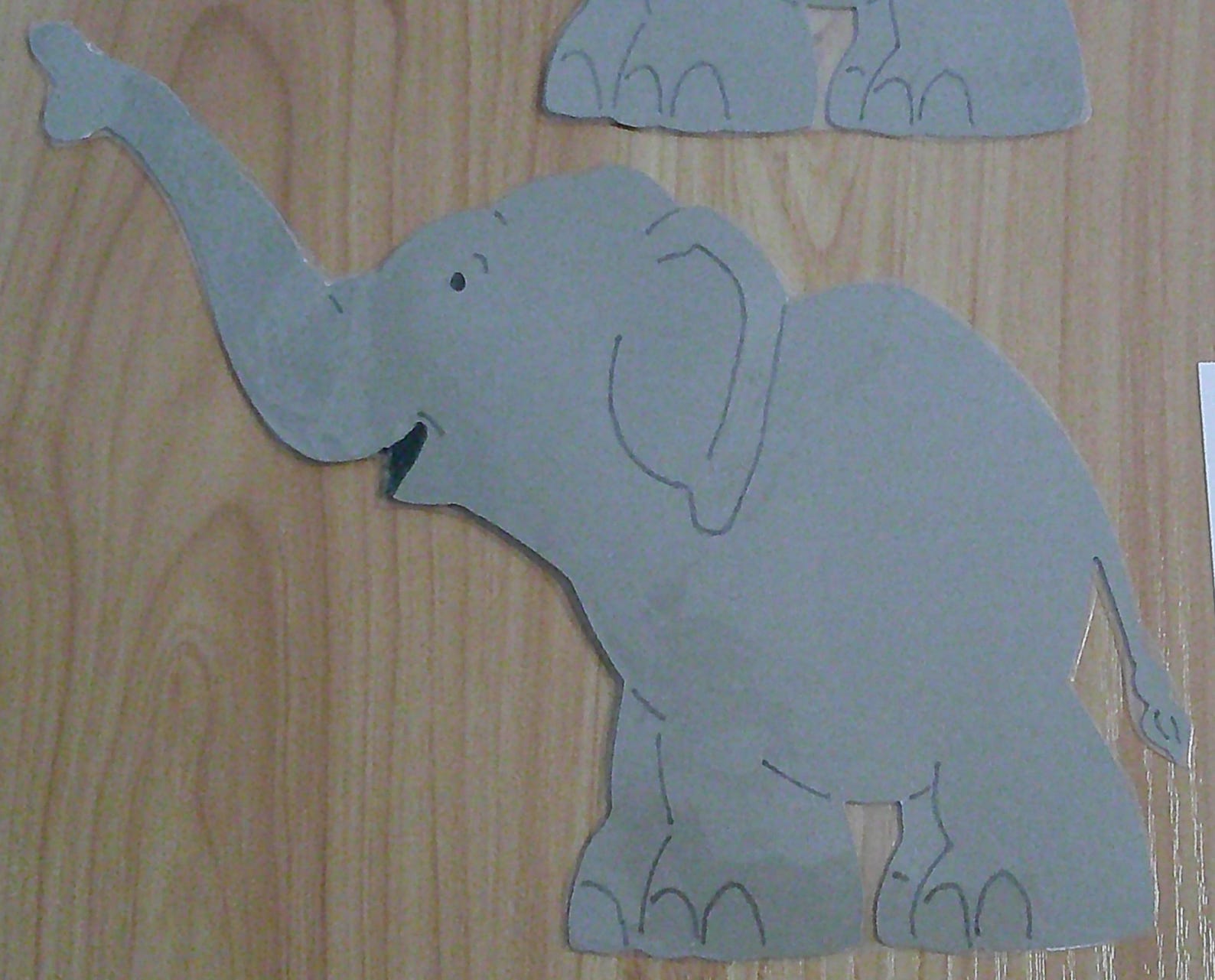 5 Little Elephants Song Props - Etsy