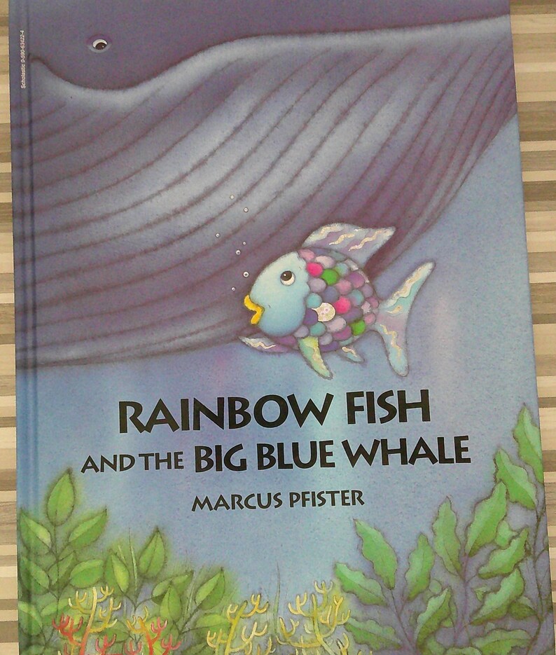 Rainbow Fish and the Big Blue Whale Book With Whale Hat - Etsy