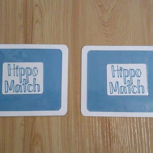 Hippo Color Match Game - Etsy