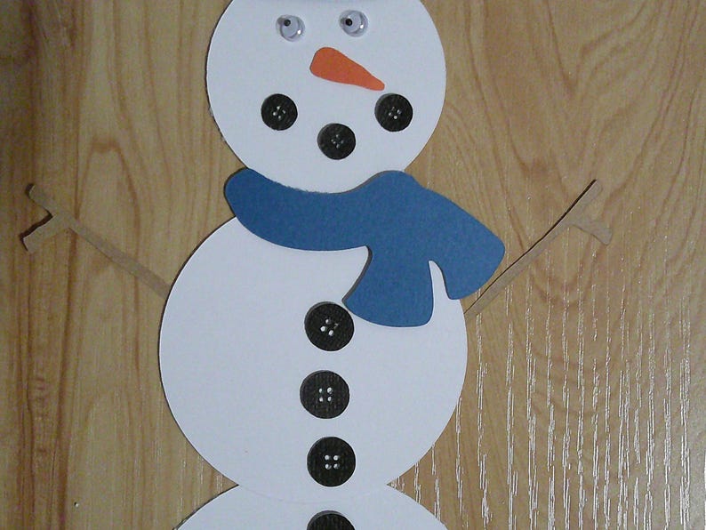 Snowman Craft - Etsy