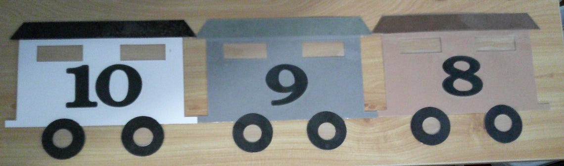 Number Sequencing- Train - Etsy
