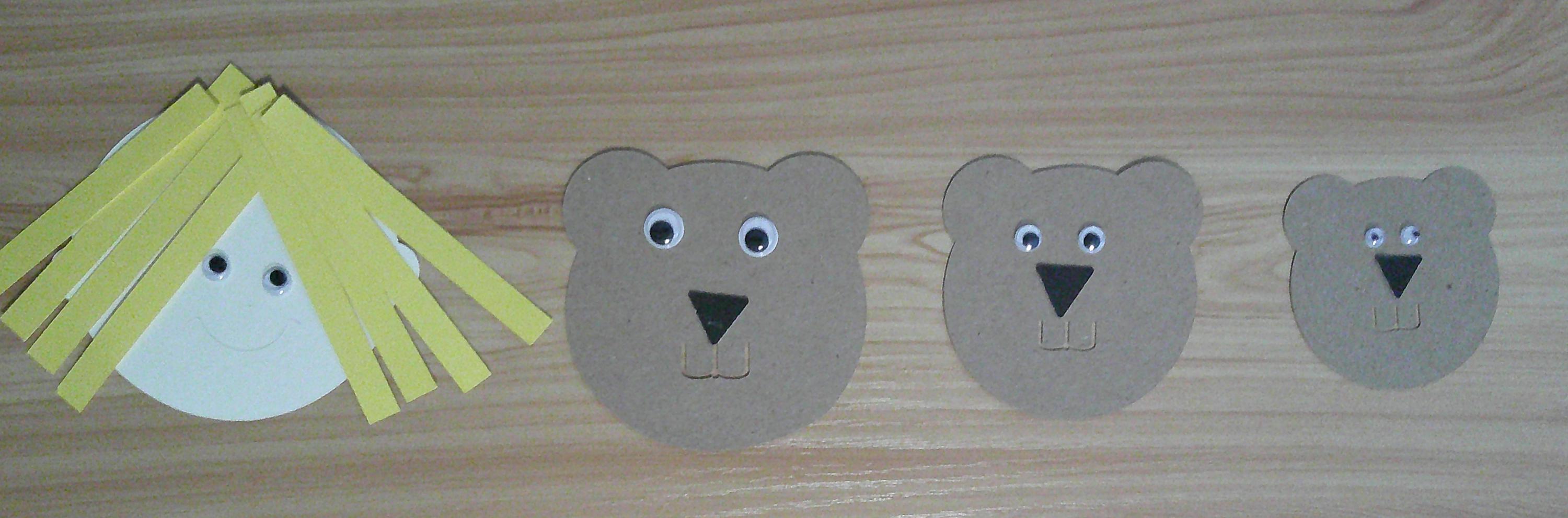 Three Little Bears- Character Crafts - Etsy