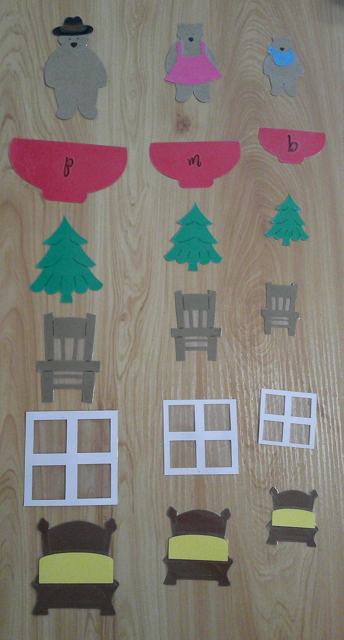 The Three Little Bears- Sizing Activity - Etsy