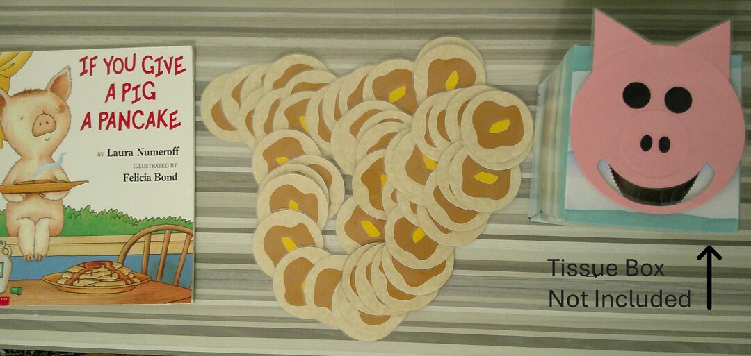 If You Give a Pig a Pancake Book & Counting Activity - Etsy