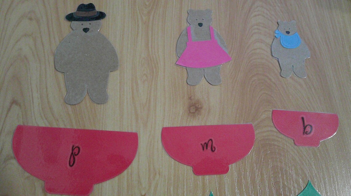Goldilocks and the Three Bears Book & Sizing Activity - Etsy