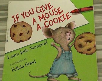 If You Give a Mouse a Cookie Children's Book - Etsy