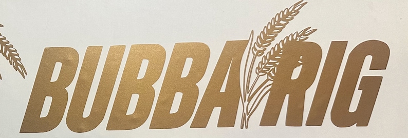 BUBBA RIG Decal - Etsy