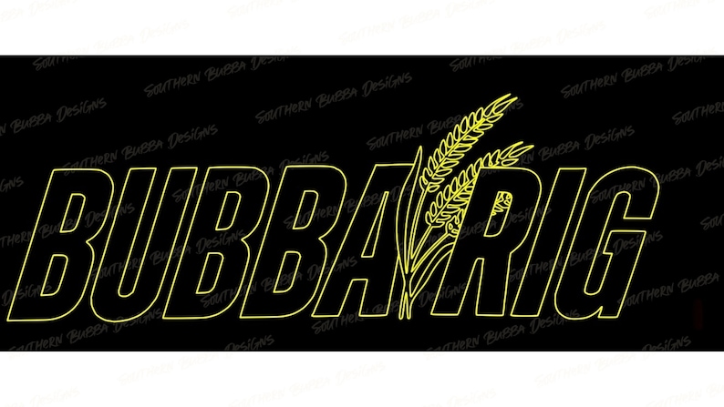 BUBBA RIG Decal - Etsy