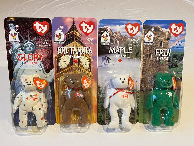 Beanie Babies Mcteenies Lots of Mcteenies New in Packaging Sets of 4 ...