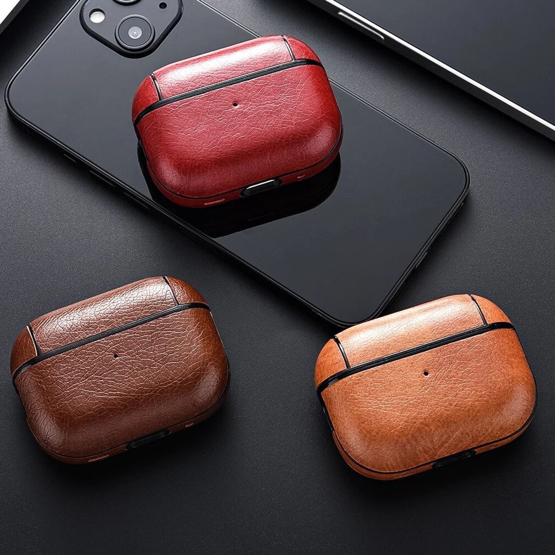Leather AirPod Pro Case, Airpods 1/ 2 / 3 Case, AirPod Pro 2 Case With ...