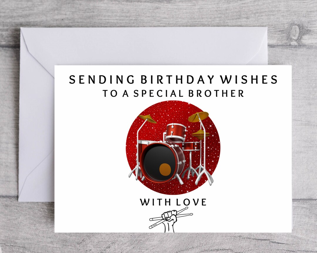 Happy Birthday Card Birthday Card Brother Bro Soulmate Bestie Bessie ...