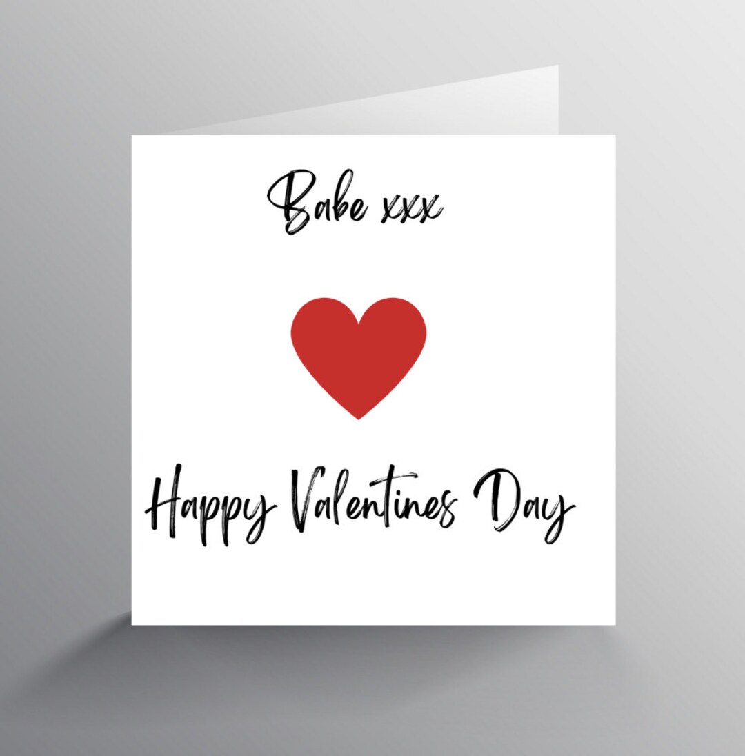 Valentines Day I Love You Card, One I Love, Partner, Boyfriend ...