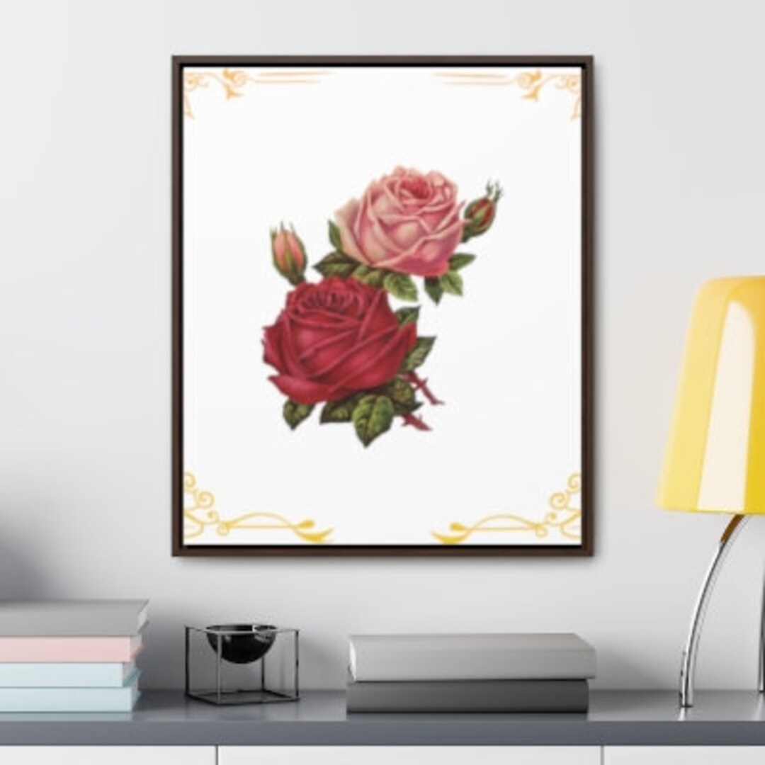 Vintage-inspired Croquette Rose Design Digital Download - Etsy