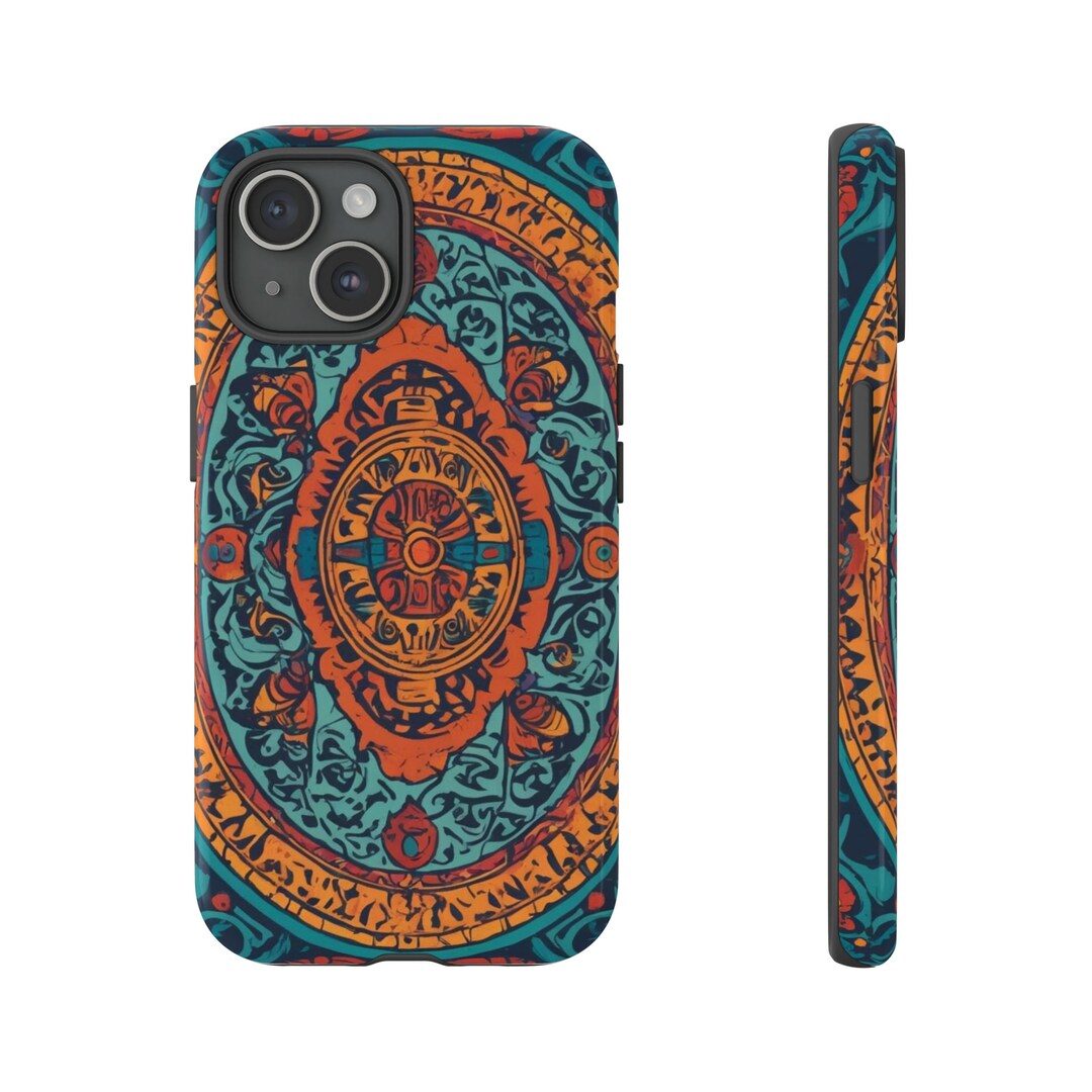 Artistic Phone Case, Artsy Mobile Case, Colorful Phone Cover, Mandala ...