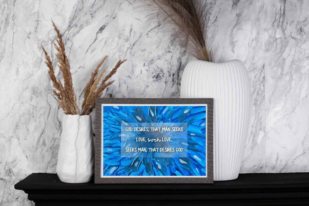 Original Poetry PALINDROME Wall Art Poem God and Love Original Abstract ...