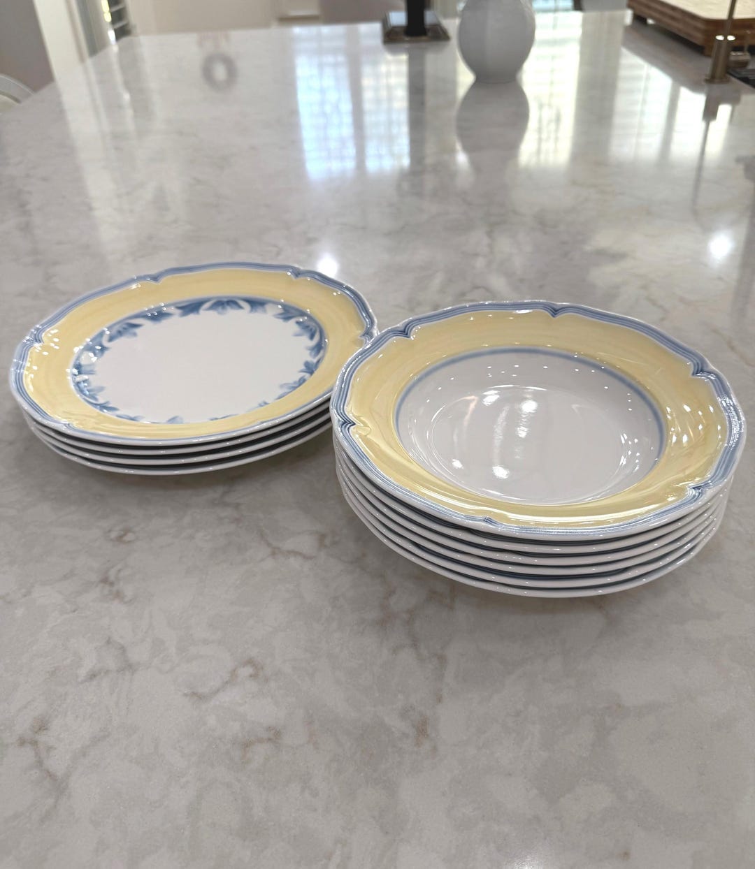 Villeroy and Boch Casa Azul Limone Soup Bowls (sold Individually) - Etsy