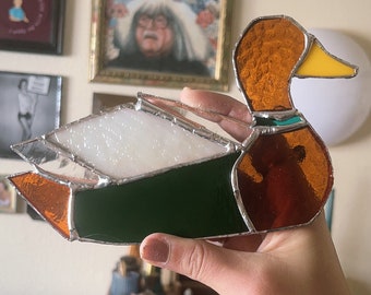 Stained Glass Duck - Etsy
