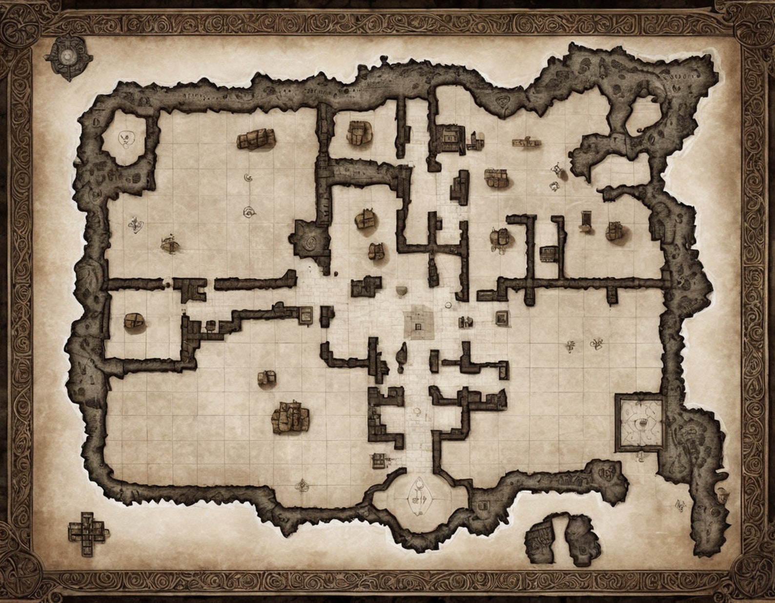 Dungeon Map Pack 1 - Etsy
