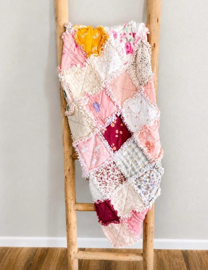 Custom Clothes Memory Blanket – Keepsake Quilt From Baby Clothes ...
