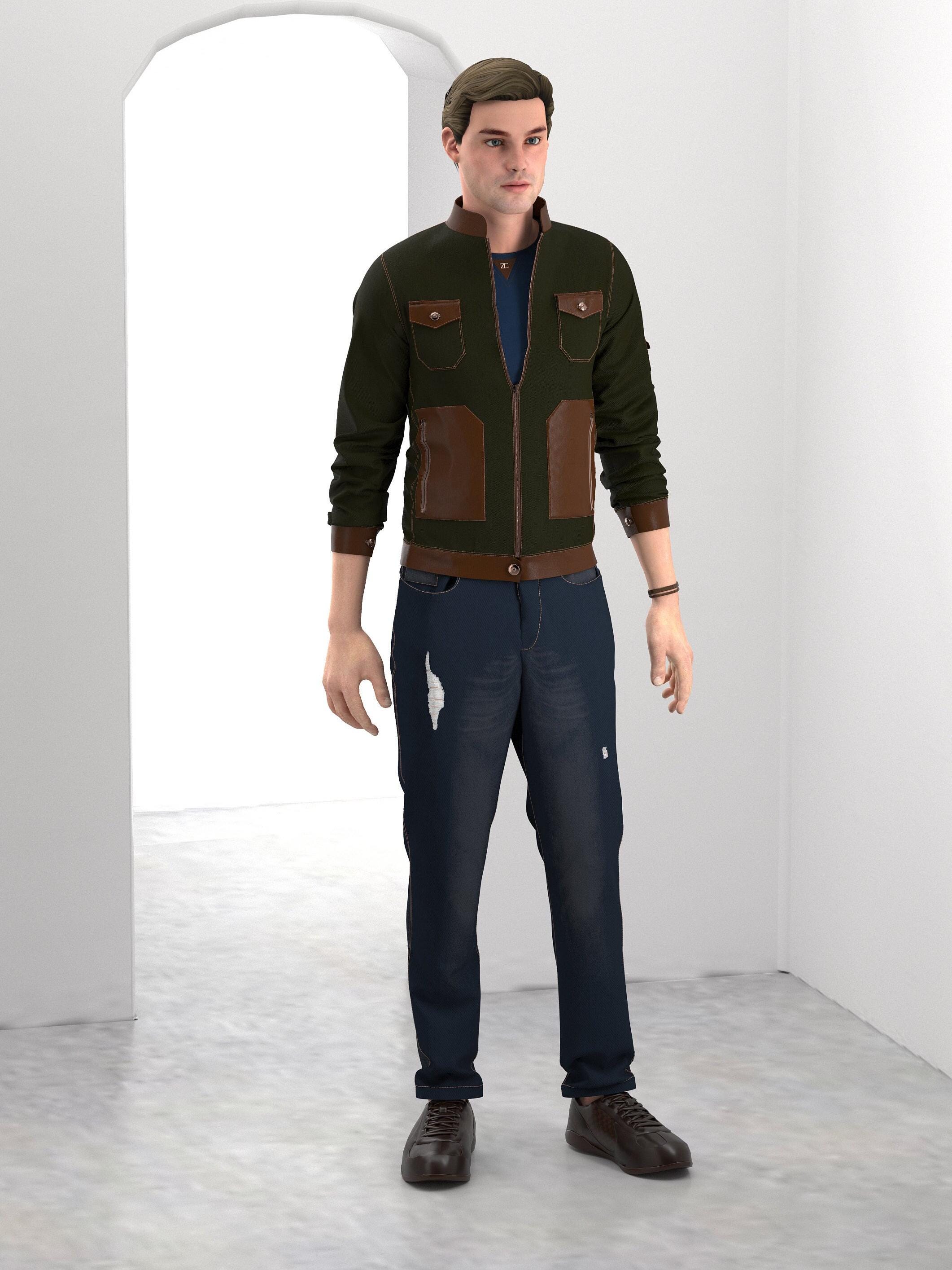 3D Design With Clo3d - Digital Men's Garment - Etsy