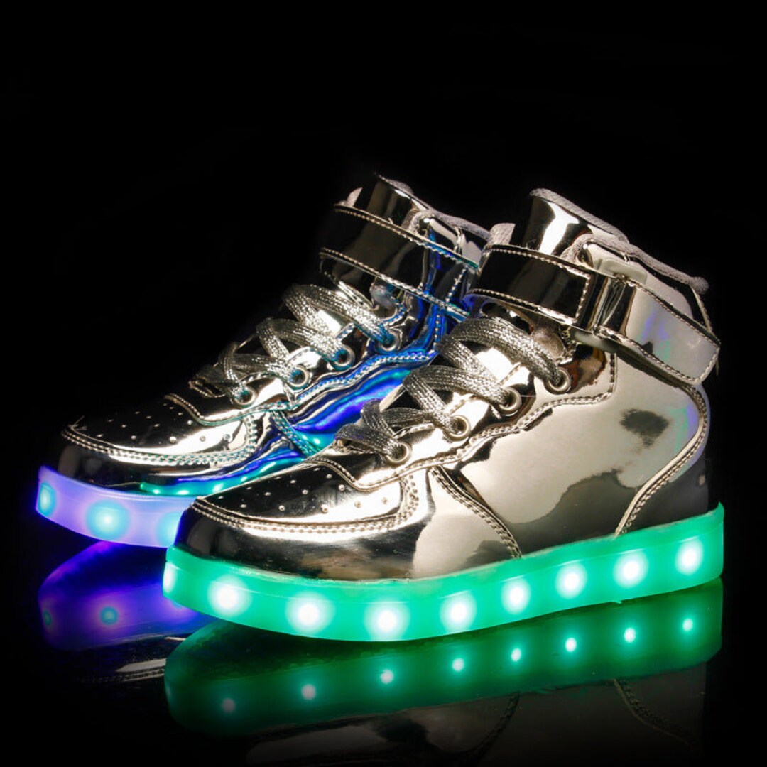 High-top Charging Luminous Shoes for Children : Light up Their World - Etsy