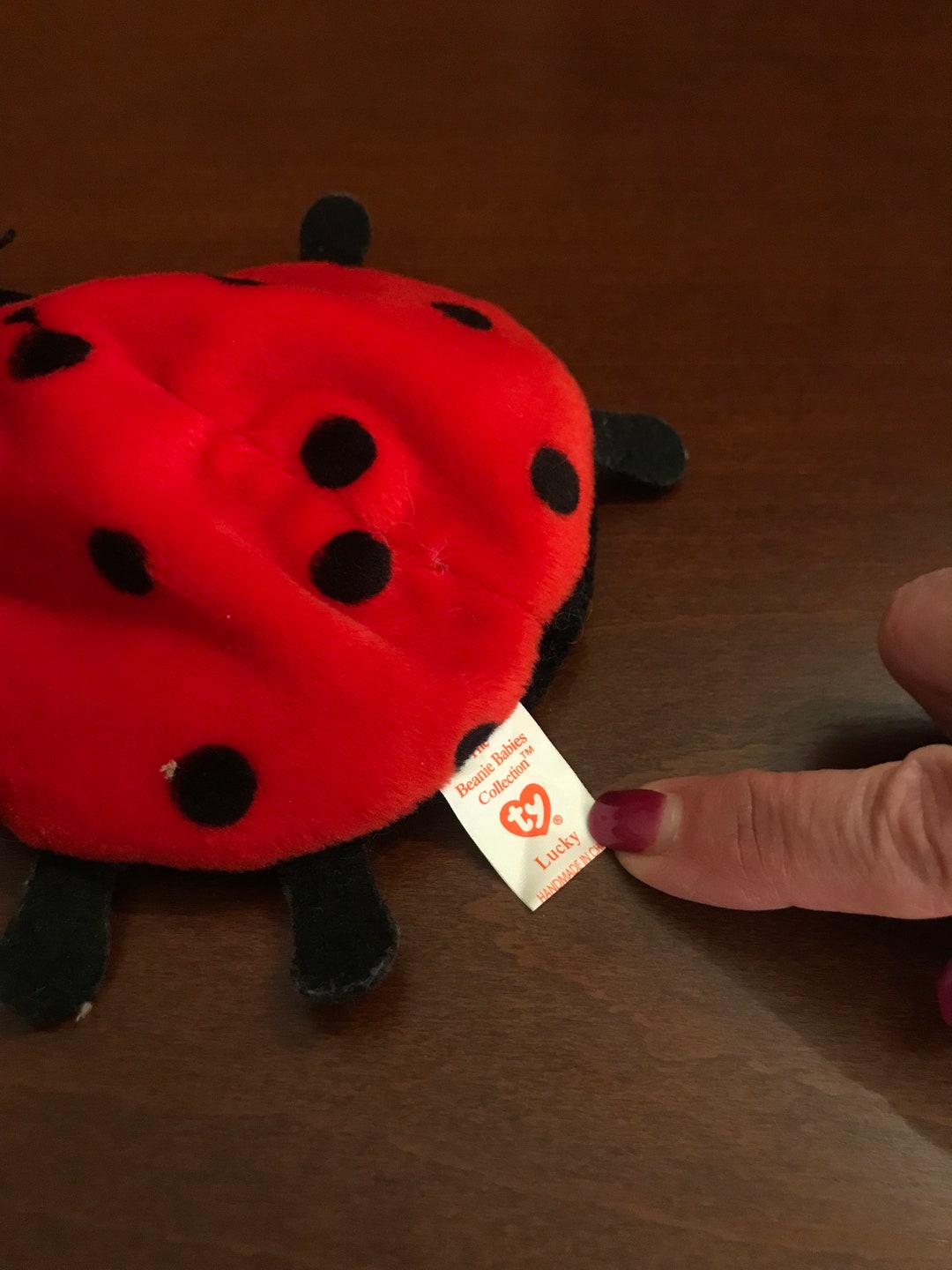 Ladybug Beanie Baby - "lucky" - 1995 - Etsy