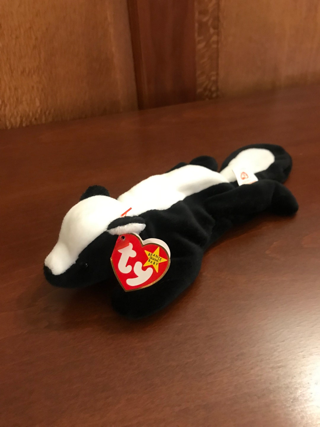 Beanie Baby - Skunk - "stinky" - 1995 - Etsy