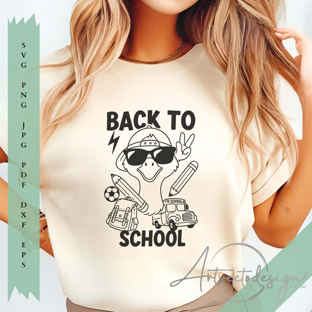 Back to School Svg, Cute Pencil Stars Svg, First Day School Design ...