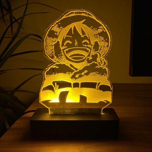 Luffy Night Light - Etsy