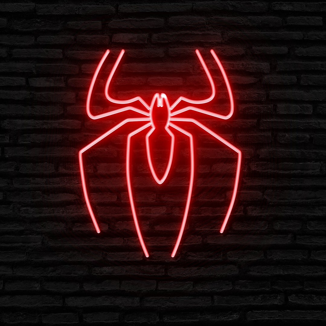 Spider Neon Sign, Neon Light Sign for Bedroom Decoration, Decor for ...