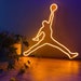 Jordan Neon Sign, Michael Jordan Lighted Sign Wall Decor, Neon Lights ...