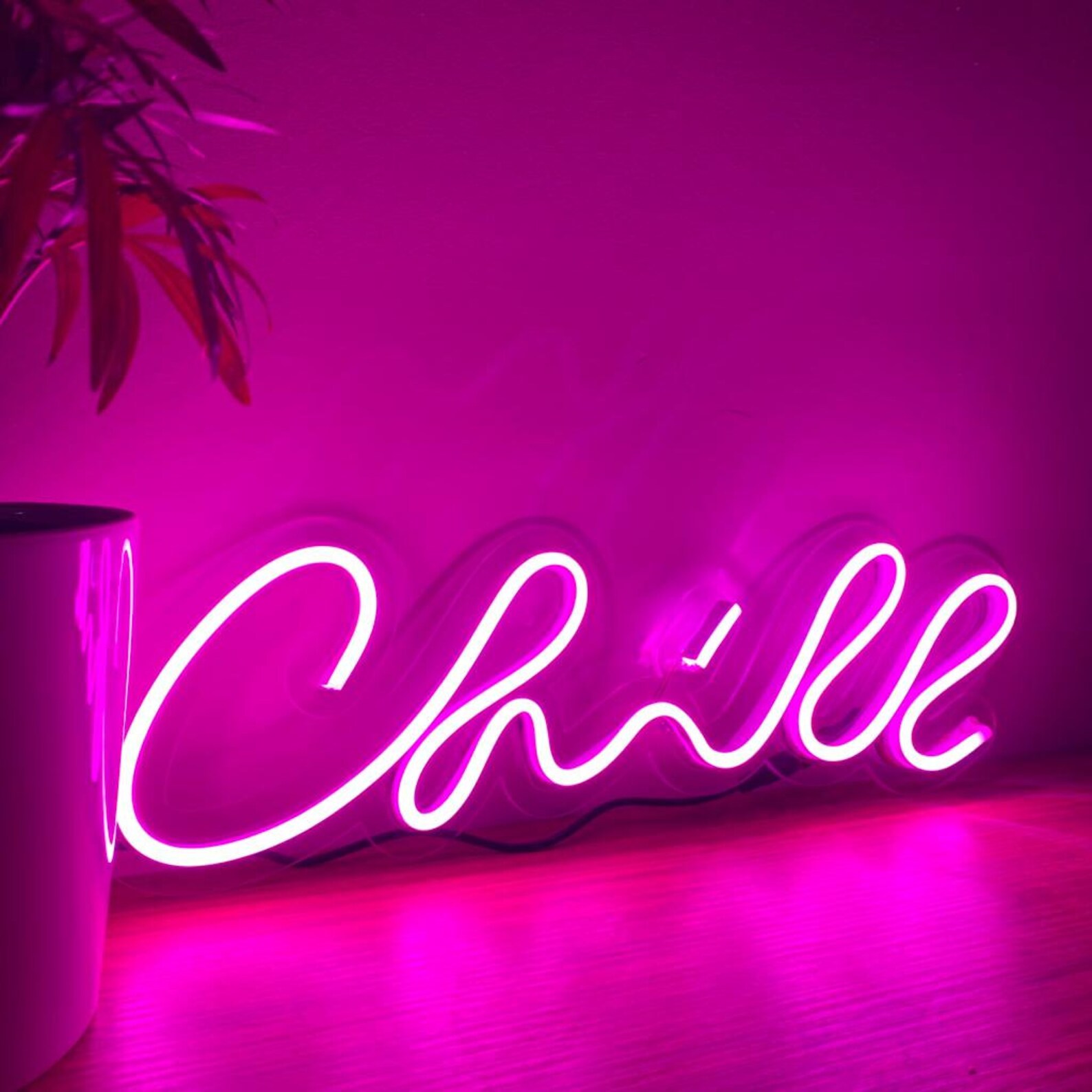 Chill Led Sign, Pub Neon Sign, Custom Led Neon Sign, Night Lamp, Party ...