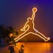 Jordan Neon Sign, Michael Jordan Lighted Sign Wall Decor, Neon Lights ...