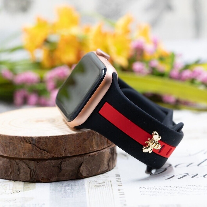 Smart Watch Band for Apple Watch With Gold Bee 38/40/41/42/44/45/49mm ...
