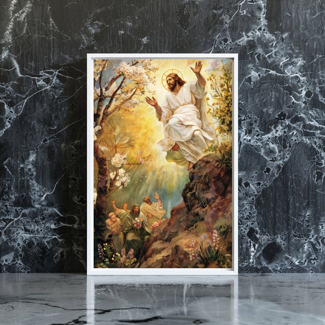 Easter Wall Art, Christian Art, Christian Wall Art, Jesus Art ...